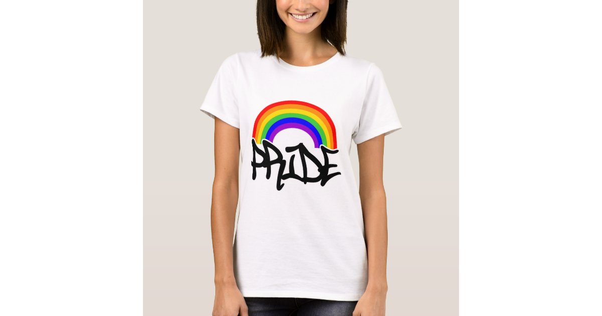 Gay Pride Rainbow T Shirt Zazzle