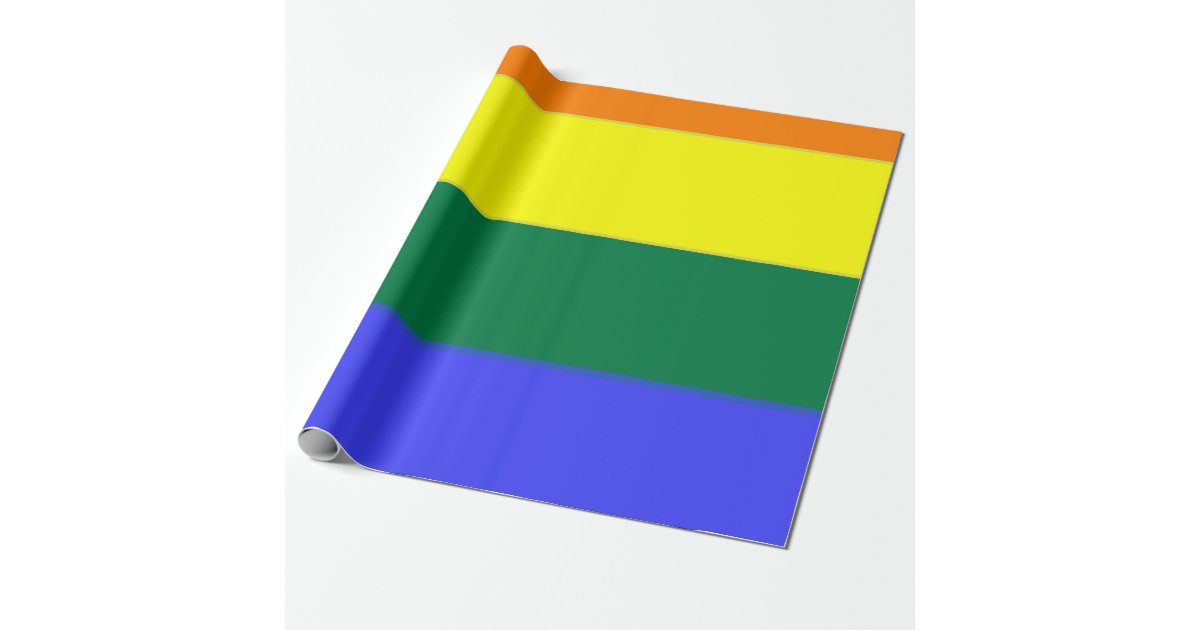 Gay Pride Rainbow Wrapping Paper | Zazzle