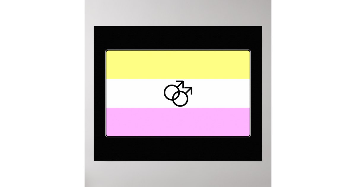 Gay Twink Pride Flag Poster