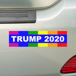 Gays For Donald Trump 2020 Bumper Sticker | Zazzle