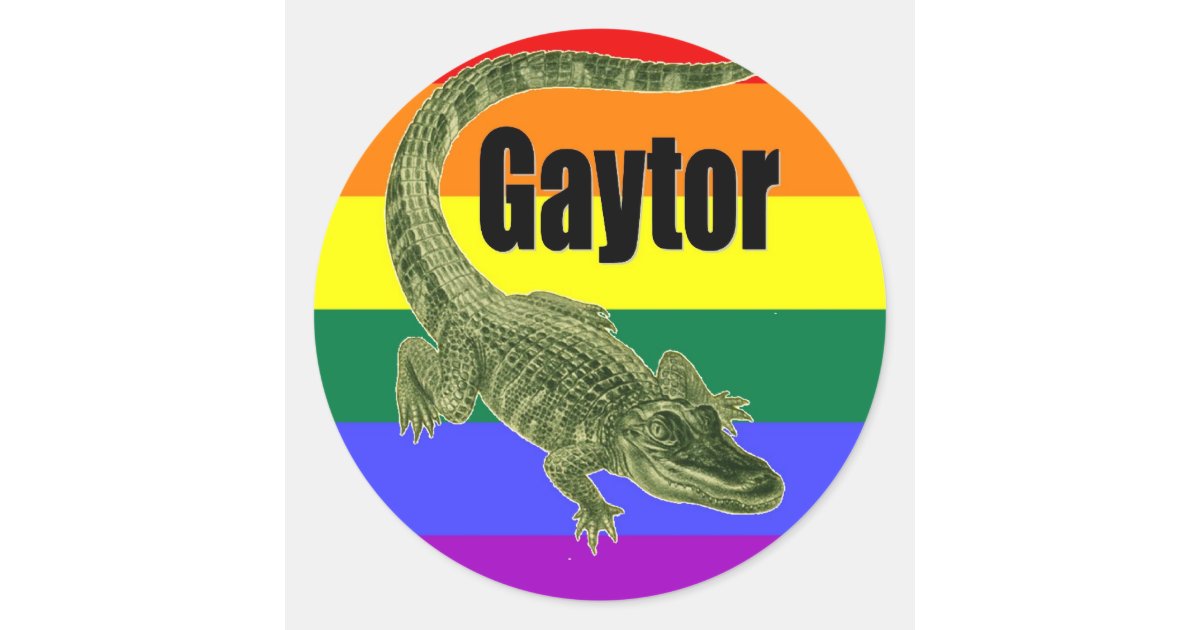 Gaytor Classic Round Sticker | Zazzle