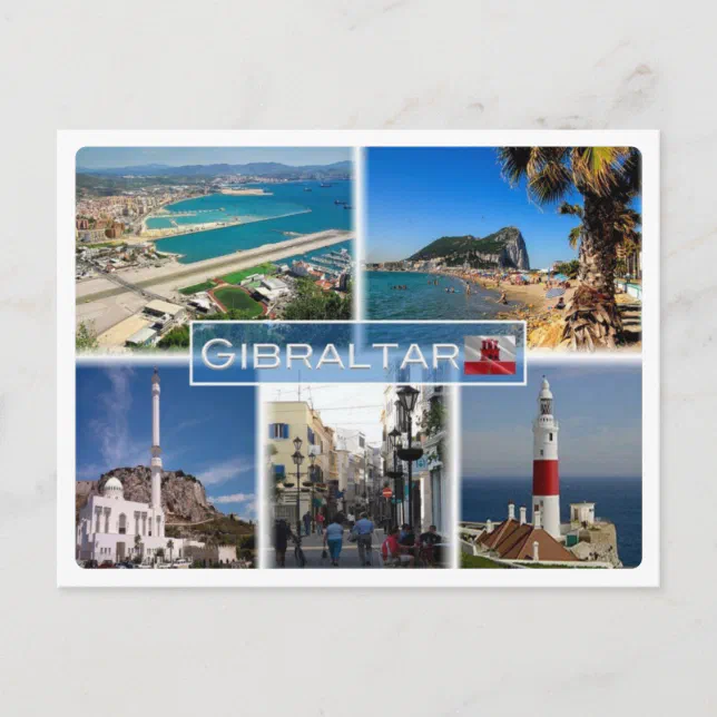 GB - Gibraltar - Postcard | Zazzle