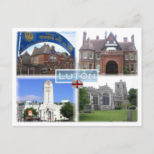 GB Luton - Guru Nanak Gurdwara Sikh Temple - Postcard | Zazzle