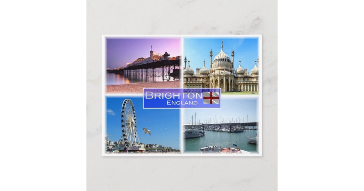 GB United Kingdom - England - Brighton - Postcard | Zazzle