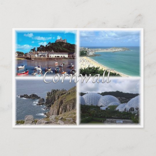 GB United Kingdom - England -Cornwall - Postcard | Zazzle.com