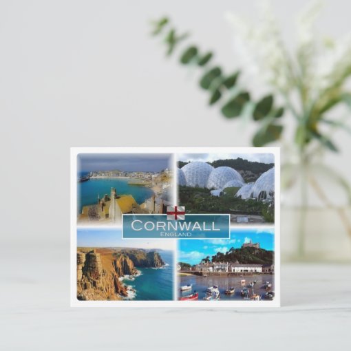 GB United Kingdom - England - Cornwall - Postcard | Zazzle