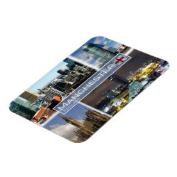 GB United Kingdom - England - Manchester - Magnet | Zazzle