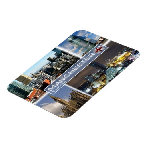 GB United Kingdom - England - Manchester - Magnet | Zazzle