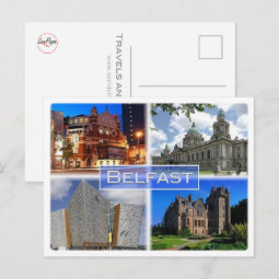 GB United Kingdom - Northern Ireland - Belfast - Postcard | Zazzle