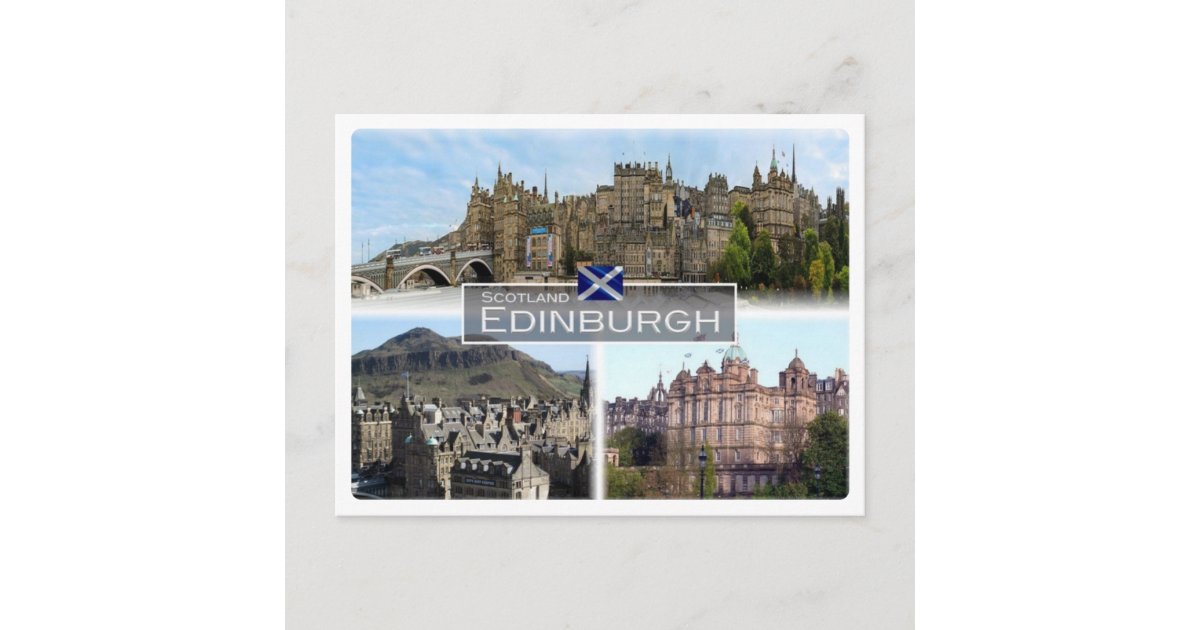 GB United Kingdom - Scotland - Edinburgh - Postcard | Zazzle