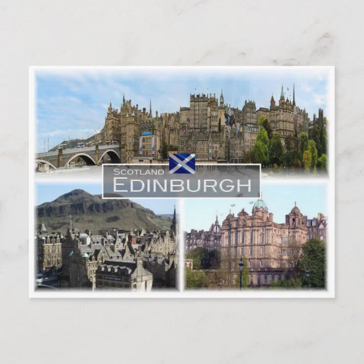 GB United Kingdom - Scotland - Edinburgh - Postcard | Zazzle