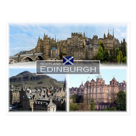GB United Kingdom - Scotland - Edinburgh - Postcard | Zazzle.com