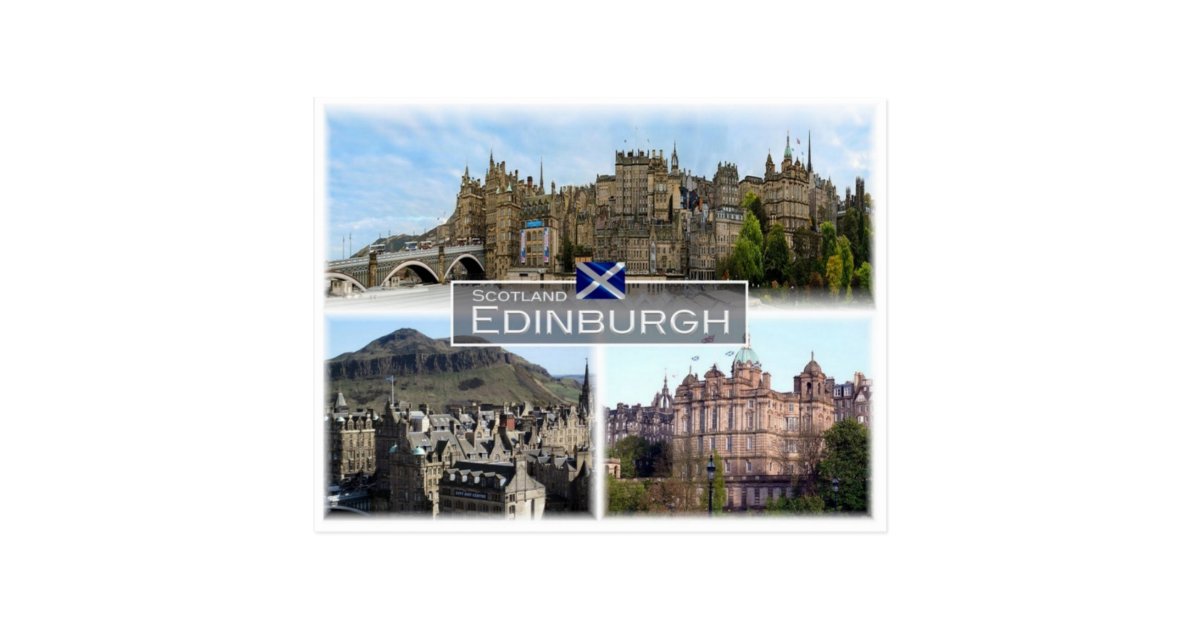 GB United Kingdom - Scotland - Edinburgh - Postcard | Zazzle.com