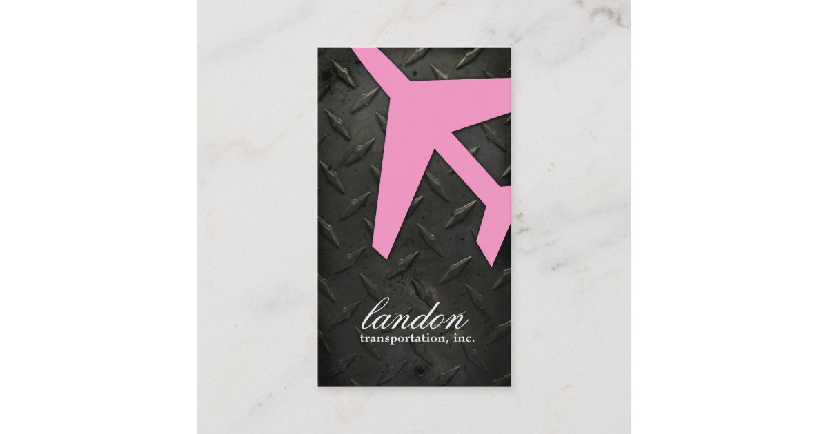 GC | AVIATION TAKE OFF Metal Business Card | Zazzle