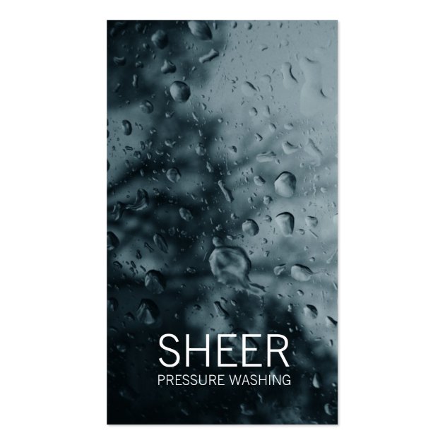 GC | Sheer Water Gray Business Card Templates