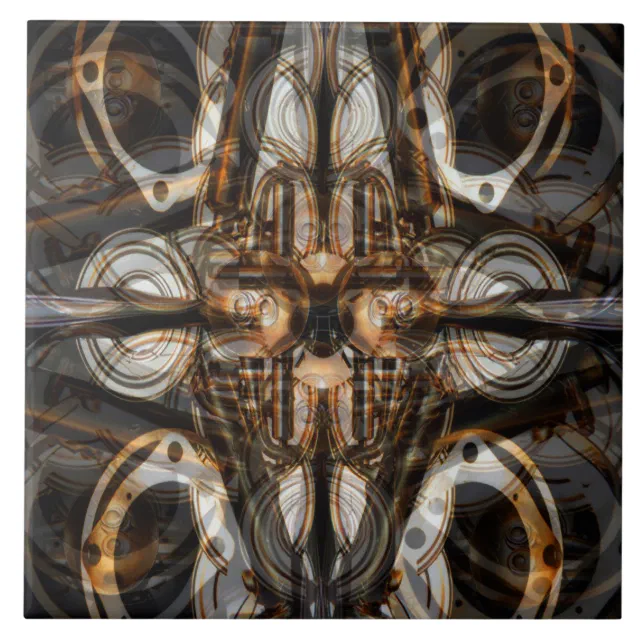 Geared for Steampunk Tile | Zazzle