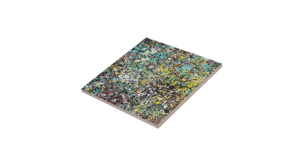 Geared Toward Abstract Art Design Lover Ceramic Tile | Zazzle