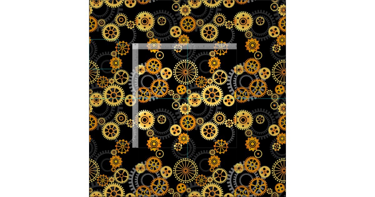 Gears Fabric | Zazzle