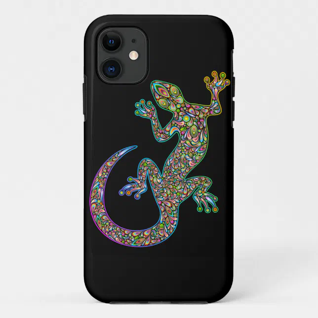 Geck Gecko Psychedelic Design iPhone 5 Cases | Zazzle