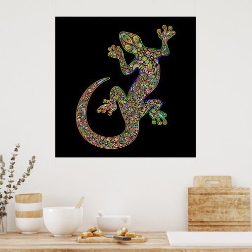 Gecko Poster | Zazzle