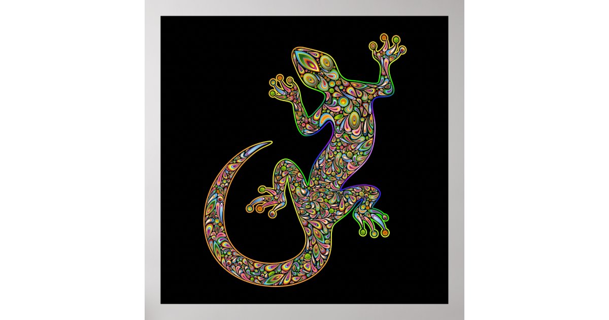 Gecko Poster | Zazzle