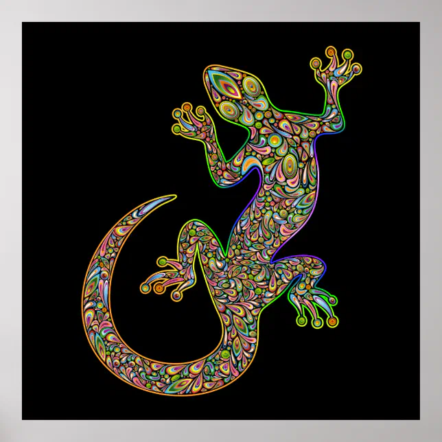 Gecko Poster | Zazzle