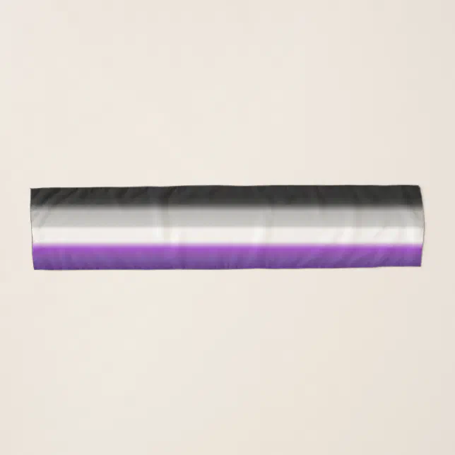 Geebot's Asexual Ace Colors Gradient Pride Flag Scarf | Zazzle