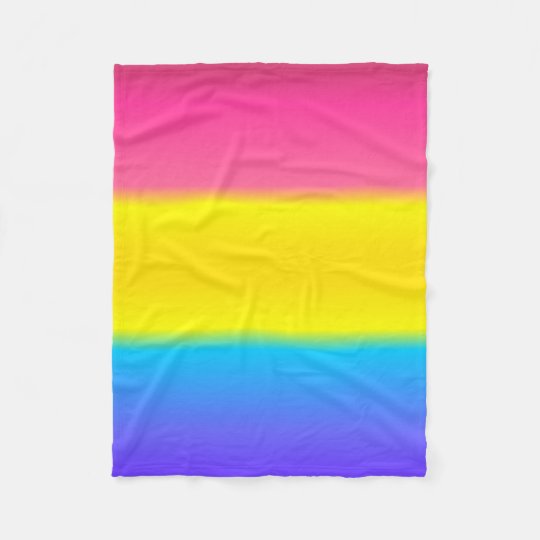 Geebot's Pansexual Pan Colors Gradient Pride Flag Fleece Blanket ...