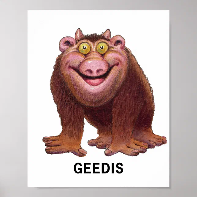 Geedis Art Print | Zazzle