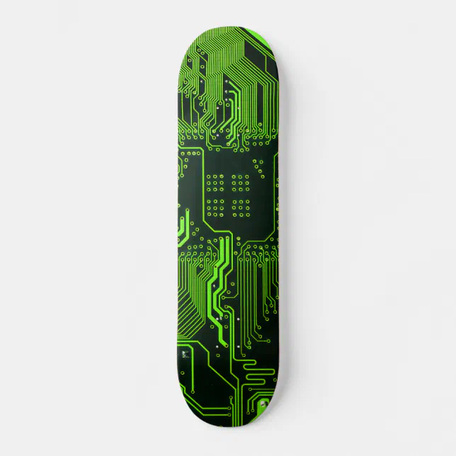 Geek Out Nerd PCB Green Electronic Circuit Board | Zazzle