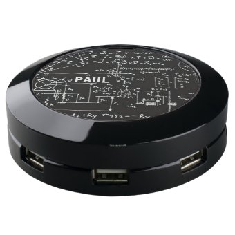 Geeky Math Mathematics Personalized USB Charging Station | Zazzle