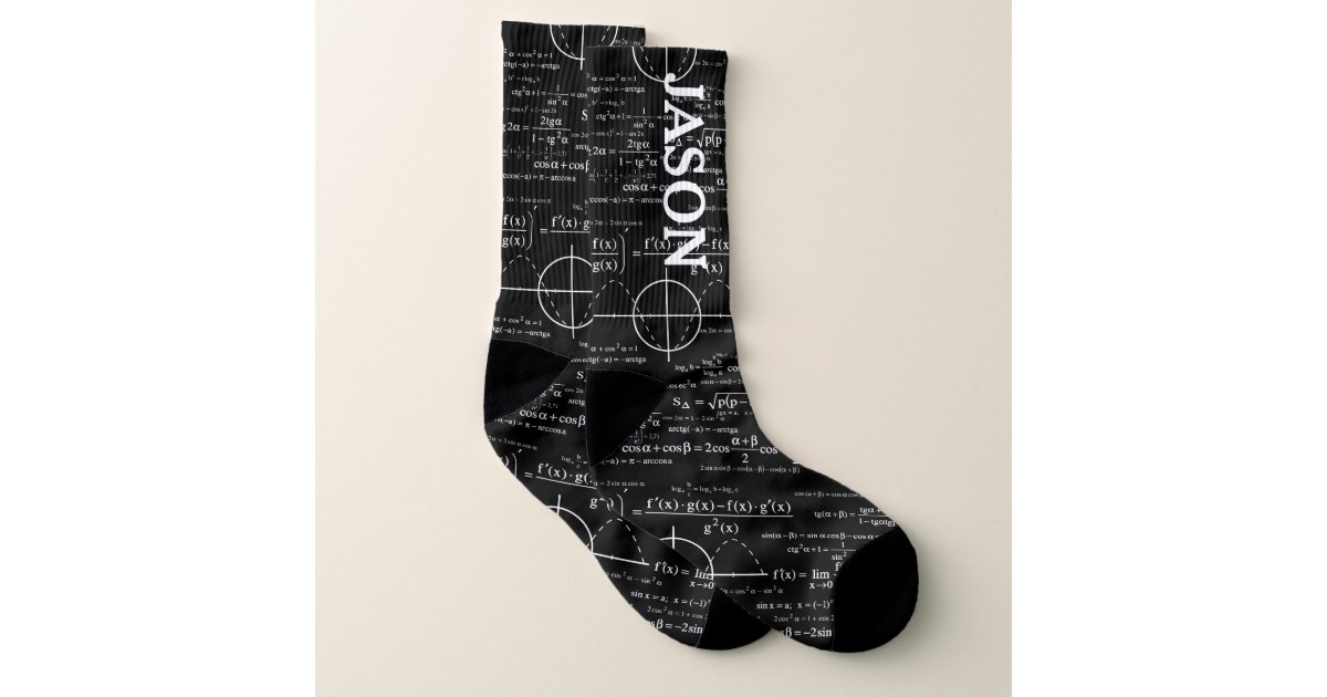 Geeky Physics Personalized Gifts Socks | Zazzle.com