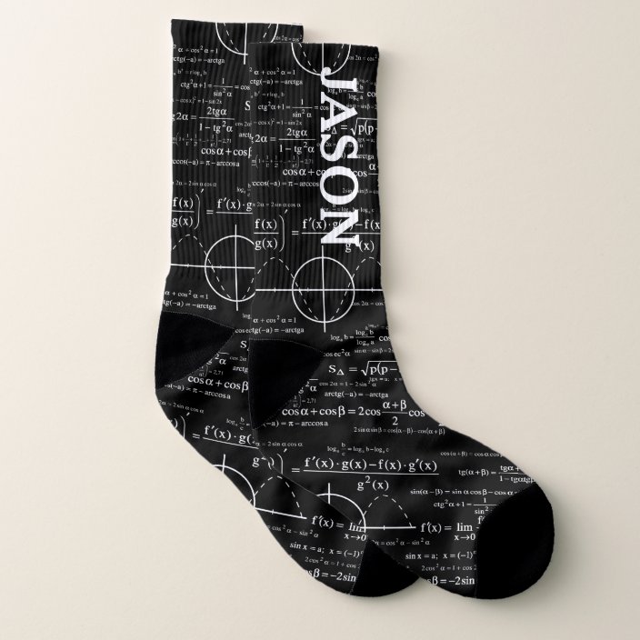 Geeky Physics Personalized Gifts Socks | Zazzle.com