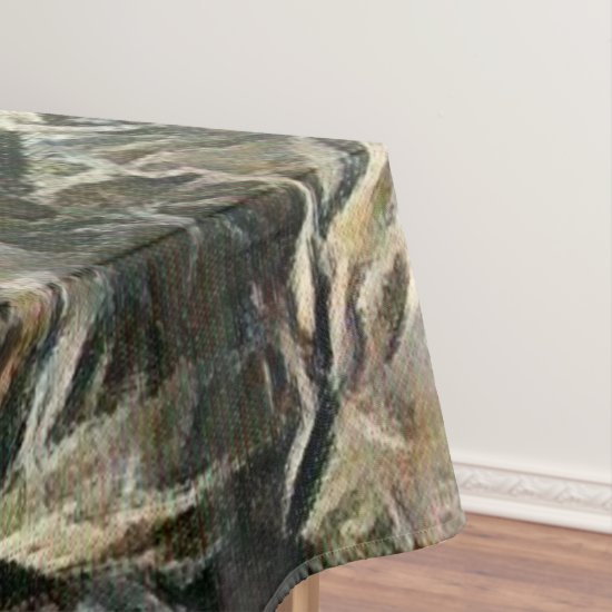 Geese and Duck Roam Art Tablecloth