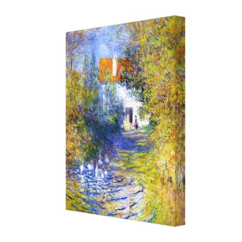 Geese in the Creek Claude Monet Fine Art Canvas Print | Zazzle