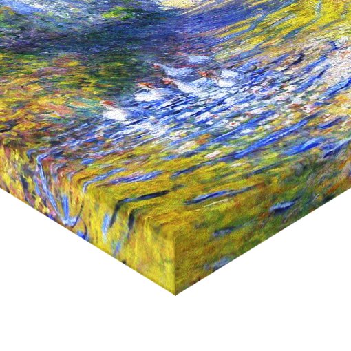 Geese in the Creek Claude Monet Fine Art Canvas Print | Zazzle