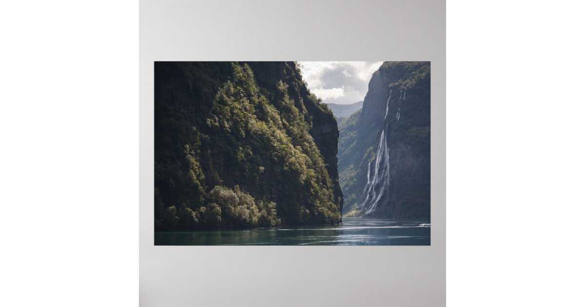 Geiranger Fjord Norway Poster | Zazzle