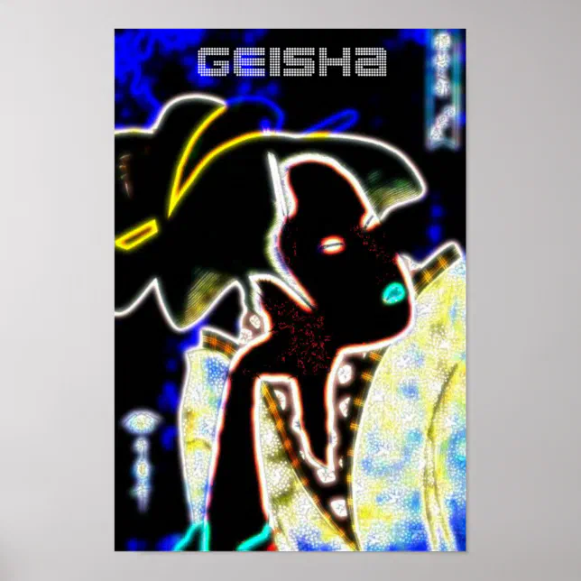 GEISHA POSTER | Zazzle