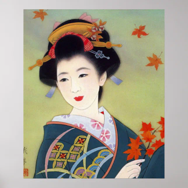 Geisha Poster Print | Zazzle
