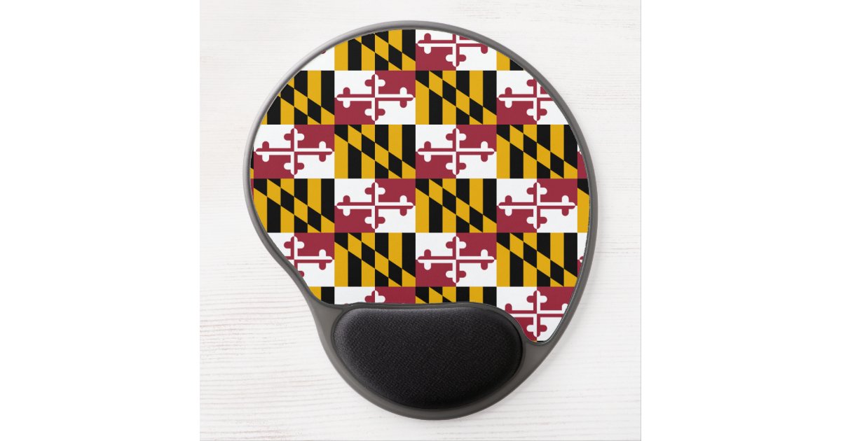 Gel Mousepad with flag of Maryland State, USA | Zazzle