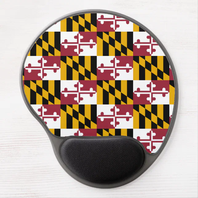 Gel Mousepad with flag of Maryland State, USA | Zazzle