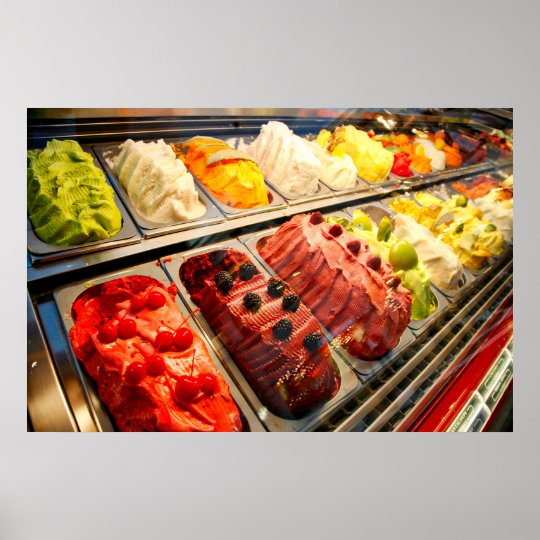 Gelato Poster | Zazzle.com