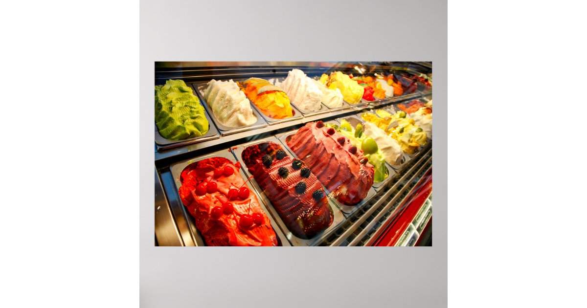 Gelato Poster | Zazzle