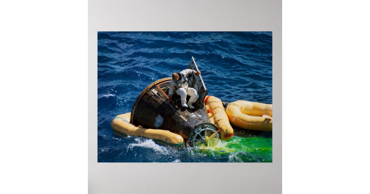 Gemini 11 Splashdown & Recovery Poster | Zazzle
