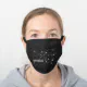 Gemini Astrology Sign Black Cotton Face Mask | Zazzle