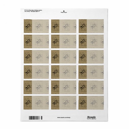 Gemini Constellation Map Hevelius circa 1690 Label | Zazzle