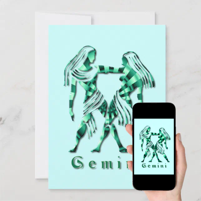 Gemini Invitation | Zazzle
