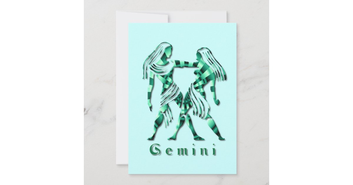 Gemini Invitation | Zazzle