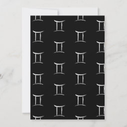 GEMINI Zodiac Sign Astrology Engagement Party Invitation | Zazzle