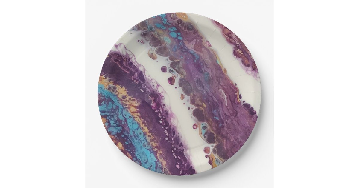 Gemstone Paper Plates | Zazzle